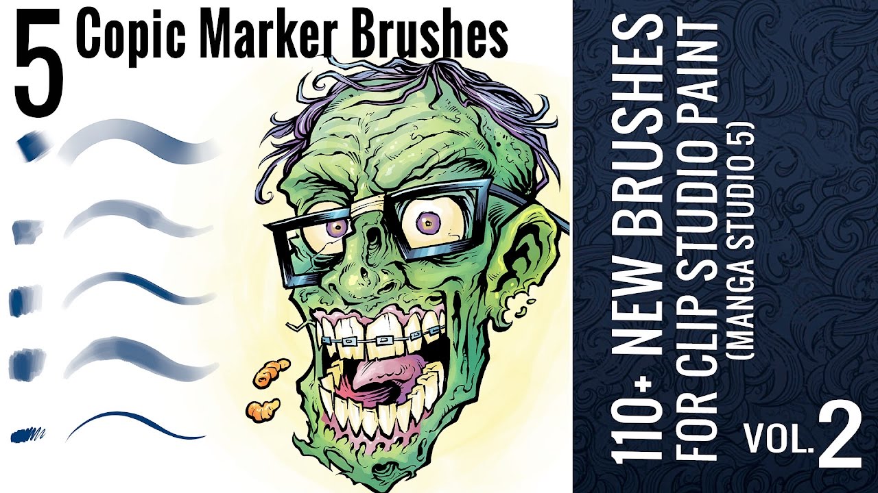 Copic Marker Brushes - YouTube