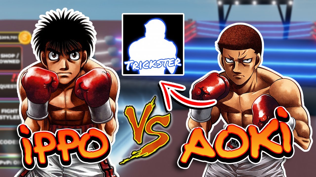 IPPO VS AOKI ( TRICKSTER ) | UNTITLED BOXING GAME - YouTube