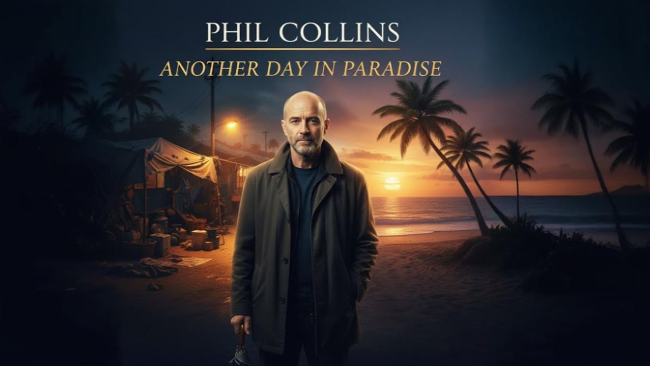 Another Day In Paradise - Phil Collins || Video Lyrics || AI Experience ...