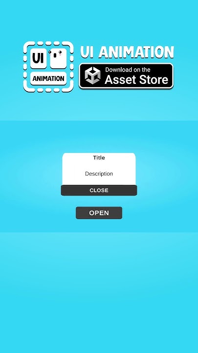 [UI Animation Tool] UI animation in Unity example #6 | PopUp Window - YouTube
