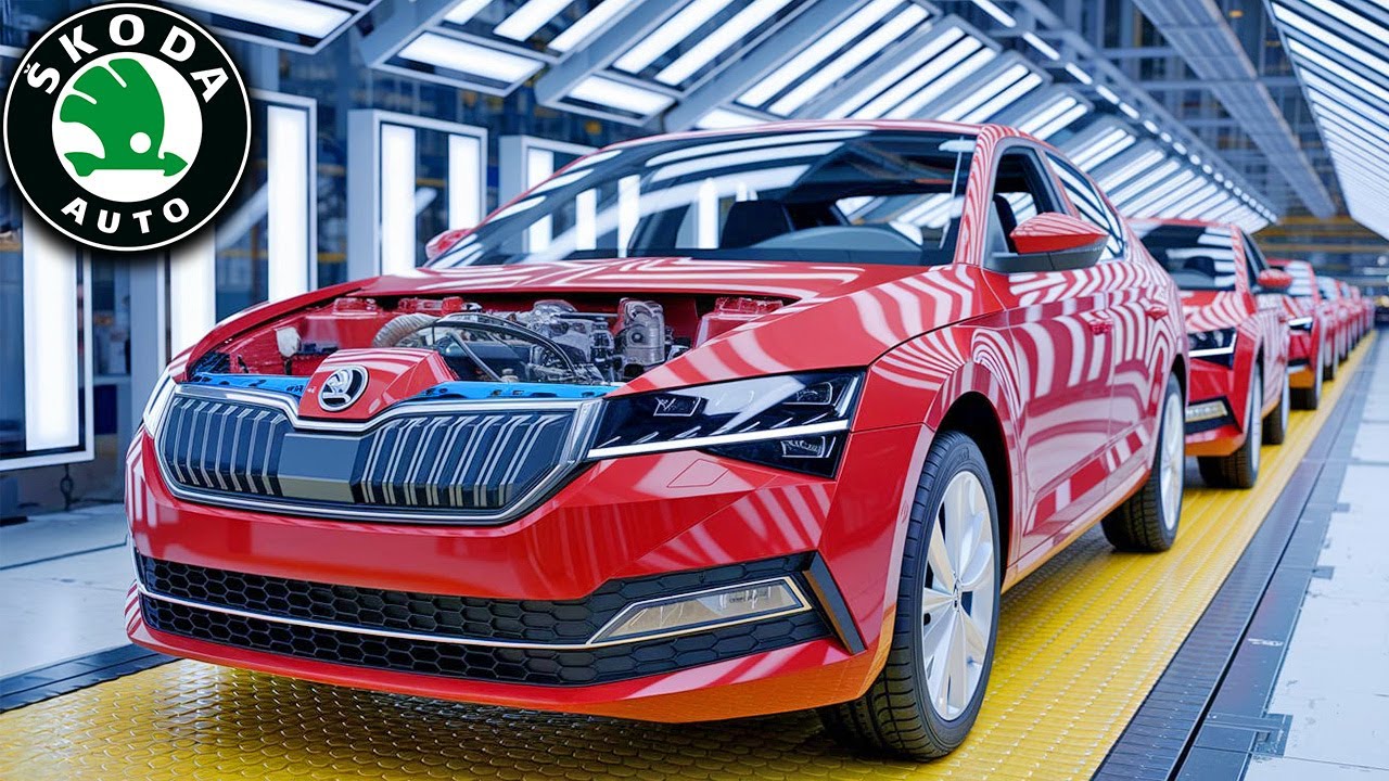 How Skoda Octavia Cars Are Made in a Factory - YouTube