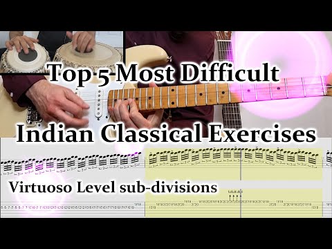 Top 5 Most Difficult Indian Classical Exercises for Guitar - Raag Jog, Hansadhwani, Malkauns & more