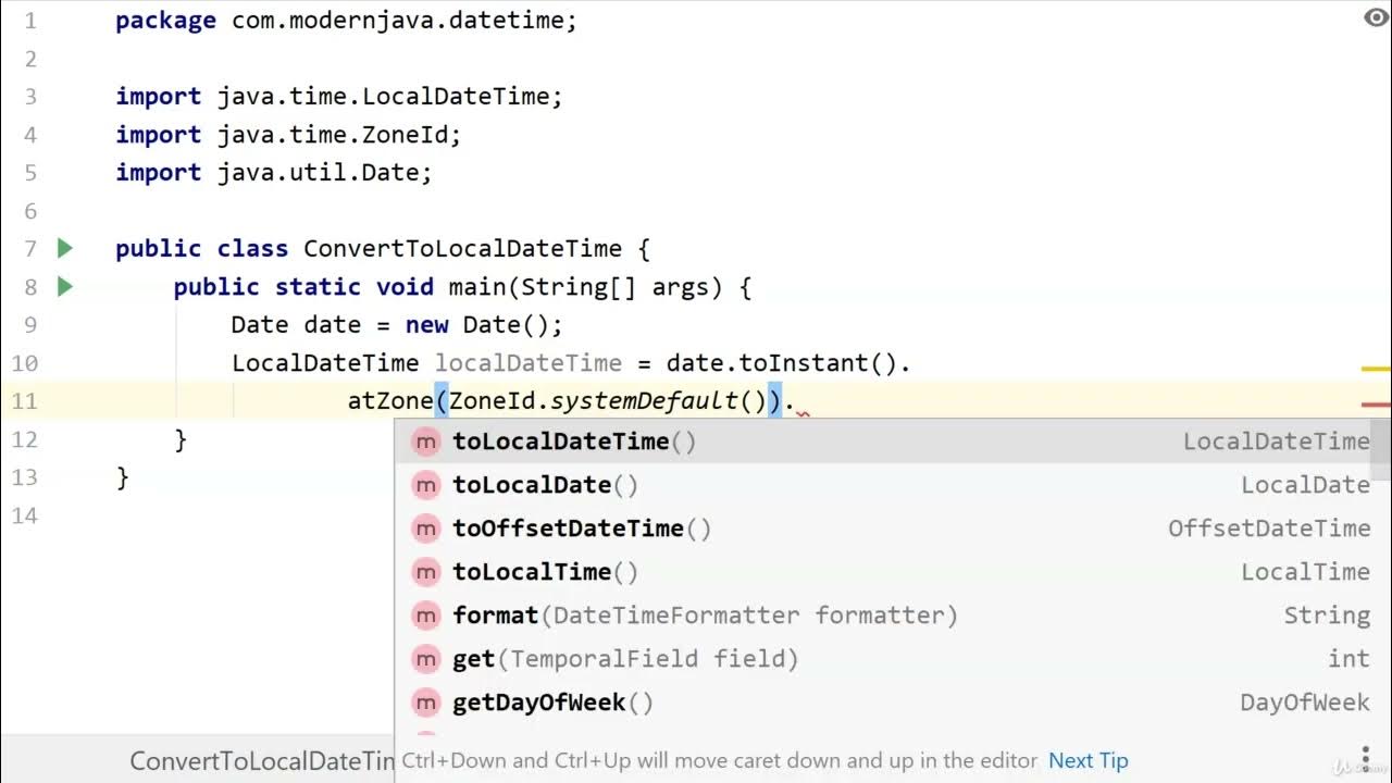 Advance JAVA Full Course - 97 Java8+ Convert javautildate and javasqldate to ...