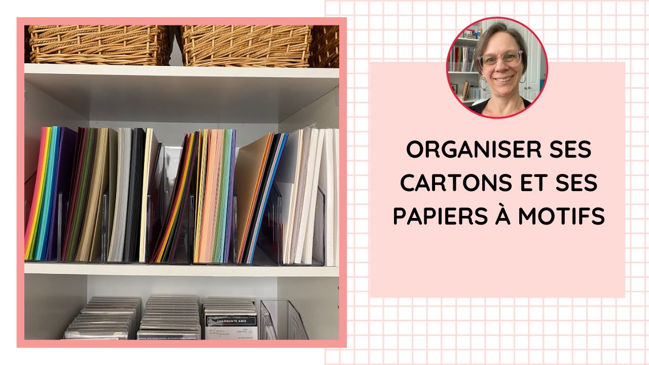 Organiser ses cartons et papier design - YouTube