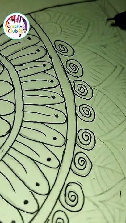 mandala art | cute madala turtle - YouTube
