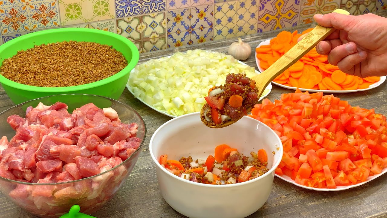 Put the grits with meat in a jar, and you will be amazed at the result ...