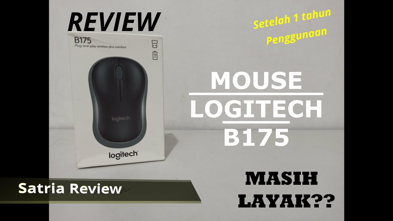 MOUSE Logitech B175 Setelah 1 Tahun Masih LAYAK?? | Mouse Murah ...
