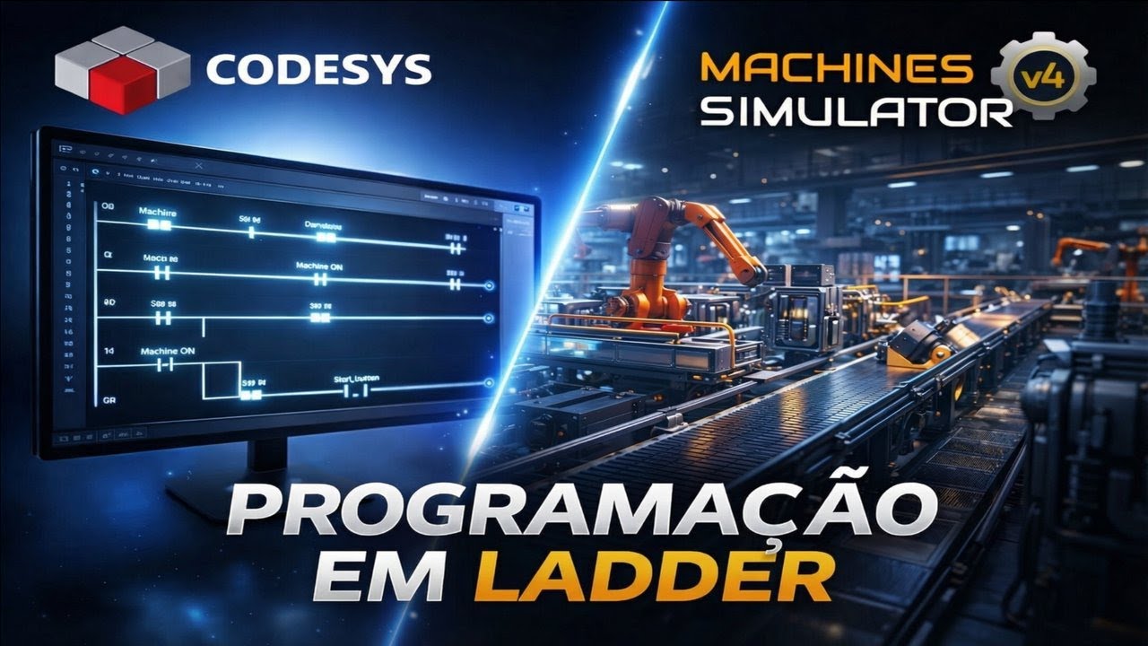 Projeto Base no CODESYS | Preparando para o Machine Simulator - YouTube