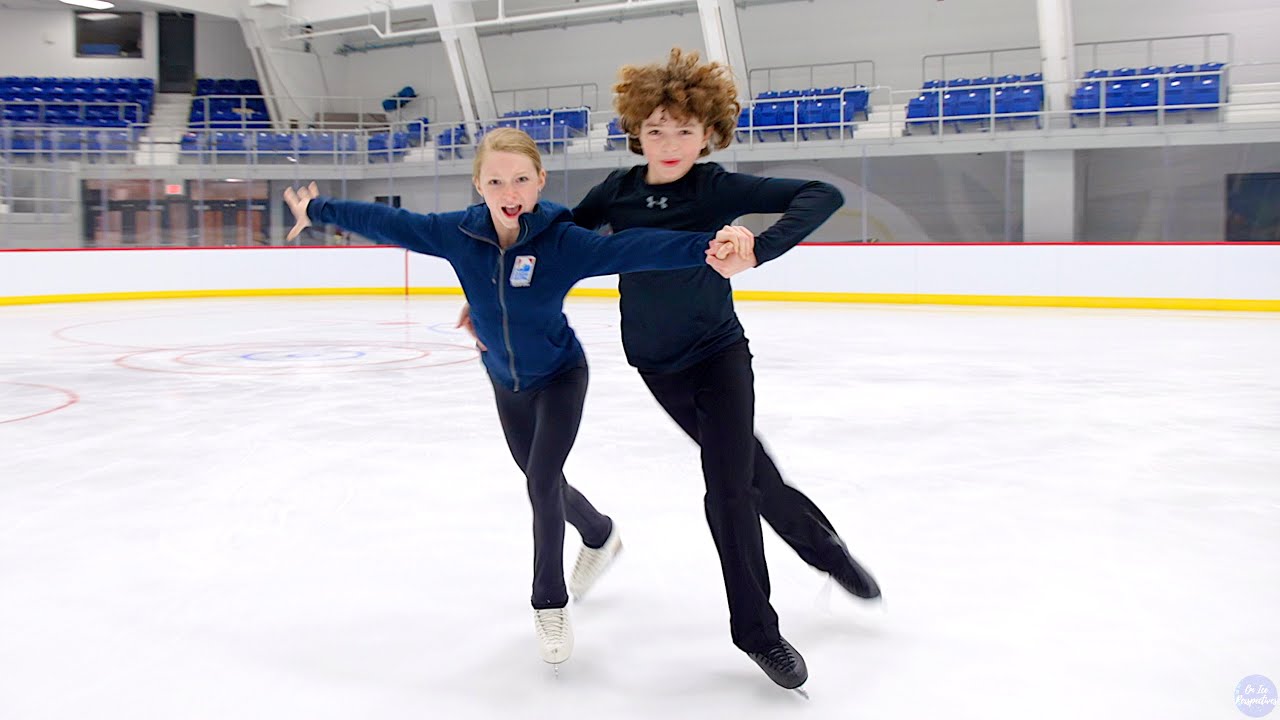 Olivia Ilin & Dylan Cain skate to 'Grease', 2023 Junior Free Dance ...