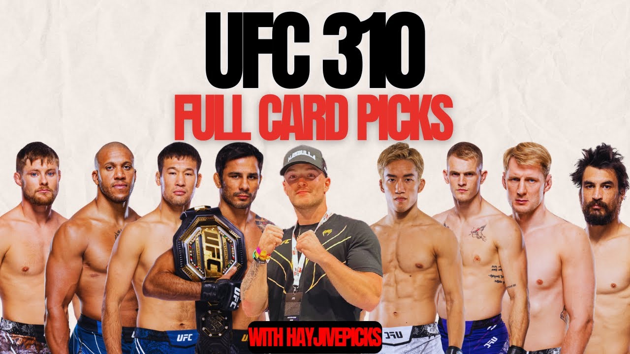 UFC 310 Pantoja vs. Asakura Full Card OFFICIAL PICKS - YouTube