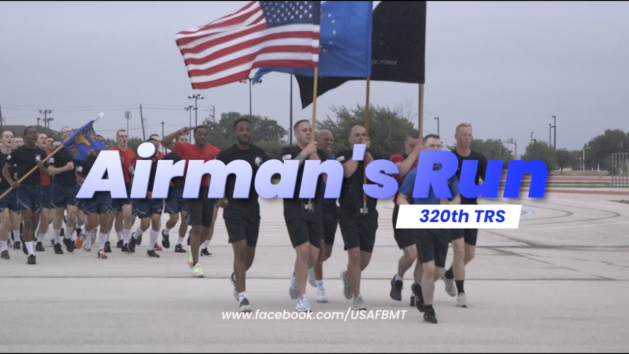 320th Training Squadron Airman's Run -- August 31, 2022 - YouTube