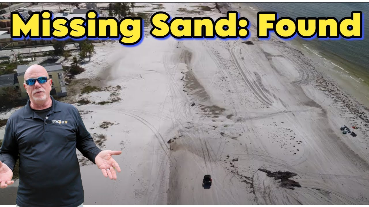 We Found The Sand!! Hurricane Helene Took It! - YouTube
