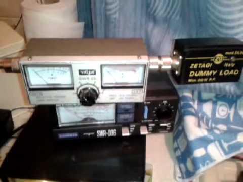 How to check SWR with a swr meter,high swr on a mobile Antenna - YouTube