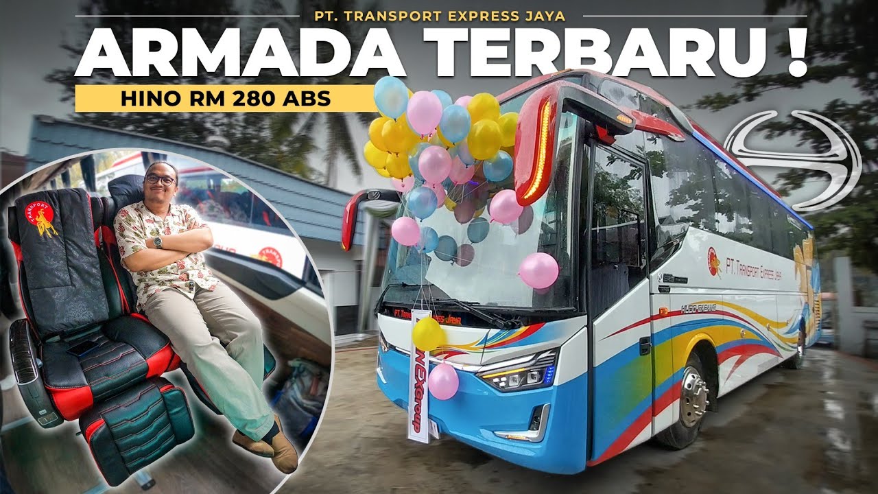 KEJUTAN TRANSPORT EXPRESS JAYA ️ Bus Terbaru Hino RM280 Legacy SR3 dan ...