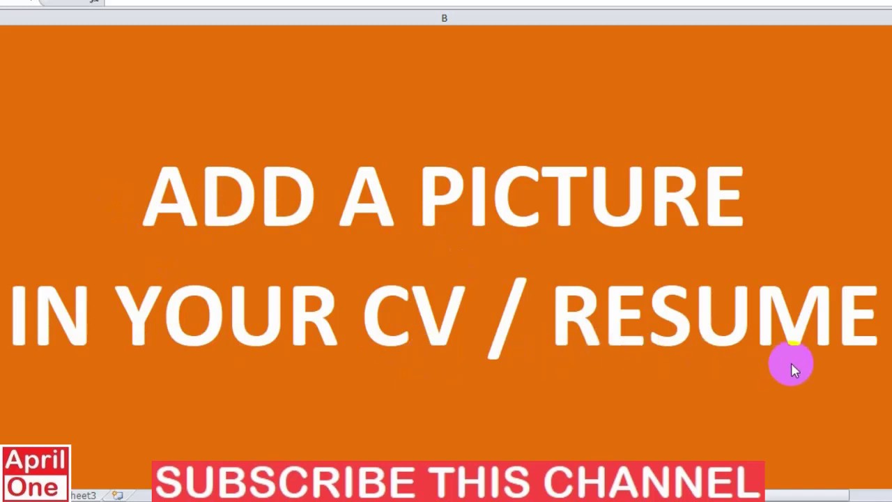 How To Add Picture Resume And CV How To Insert Photo In CV Part 2 how-to-add-picture-resume-and-cv-how-to-insert-photo-in-cv-part-2