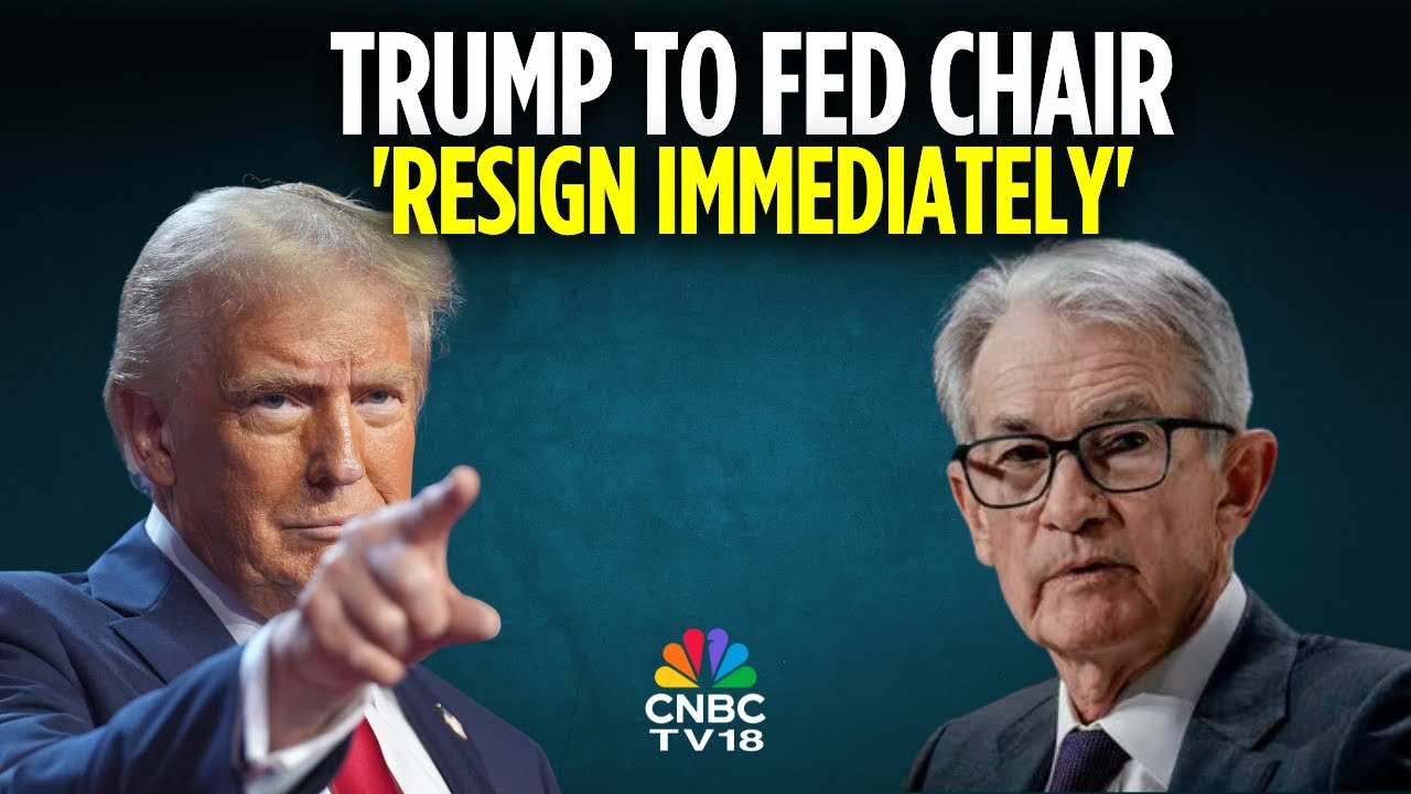 Trump Vs Fed Chair Powell | President Trump Demands Immediate ...