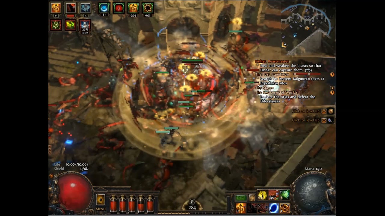 Path of Exile 3.15 Expedition League Summon Reaper Running Hard Map ...