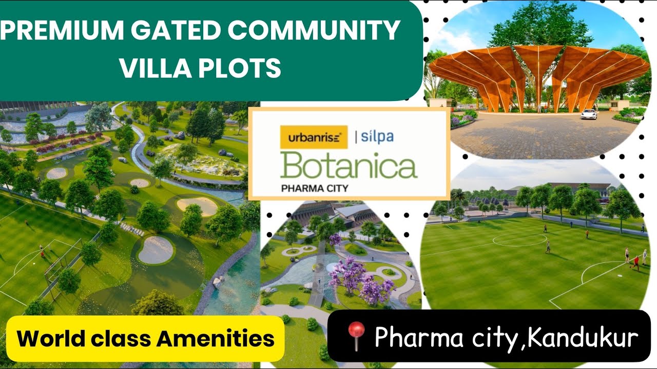 LUXURY VILLA PLOTS || SHILPA BOTANICA || URBANRISE || PHARMA CITY ...