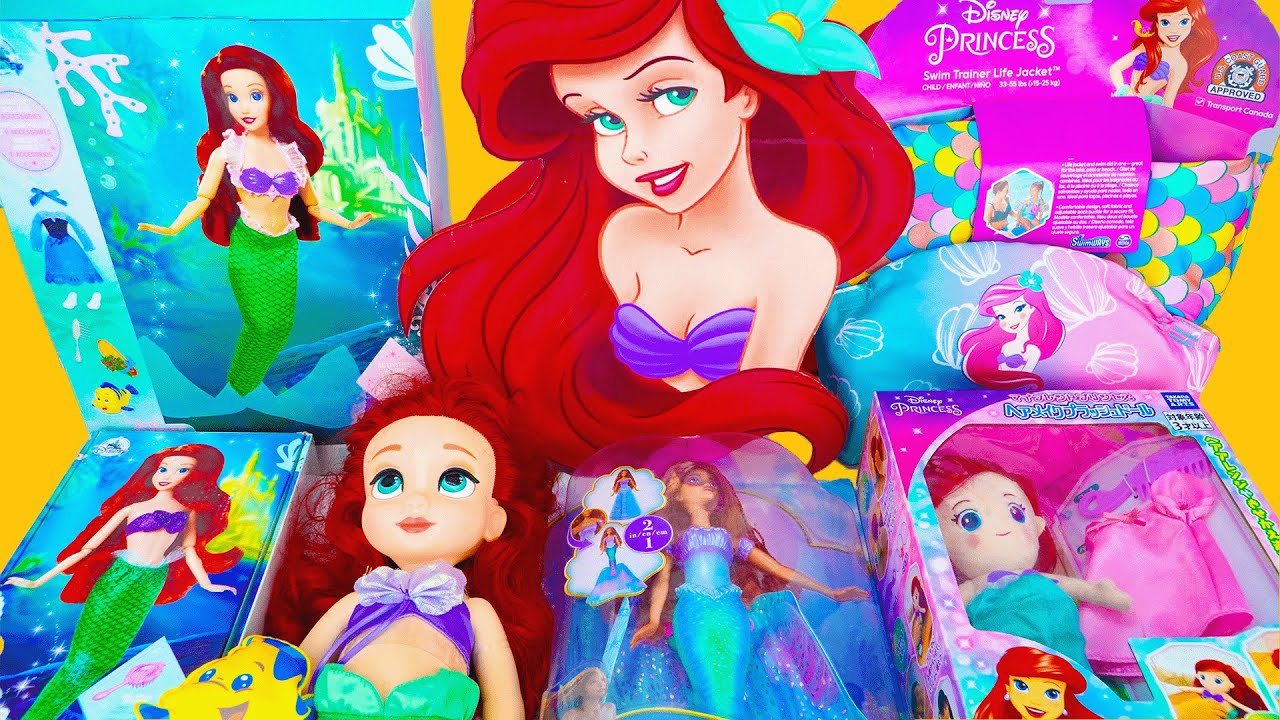 Disney Princess Toy Collection Unboxing | Ariel Disney Princess Toys🧜‍♀ ...