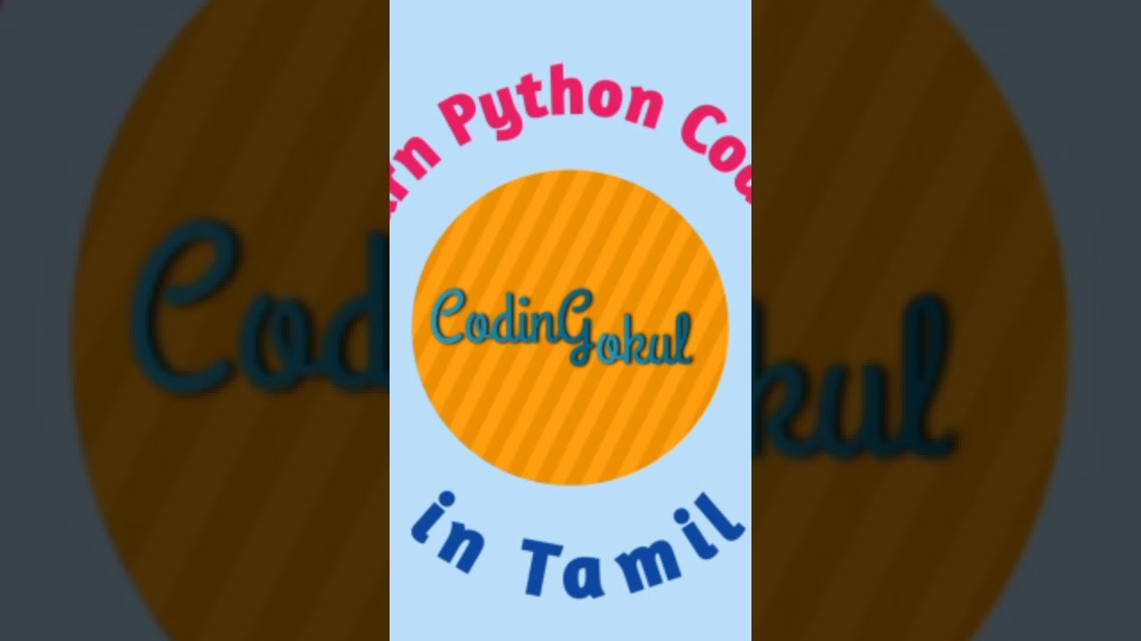 What Is Python Indentation In Tamil YouTube What Is Python Indentation In Tamil YouTube