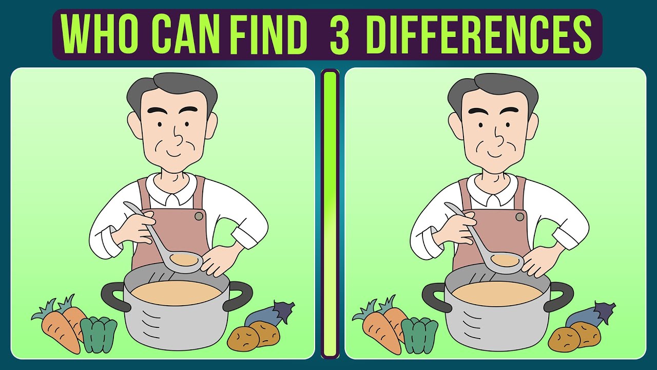 Spot the difference | find the differences | Illustration edition |quiz ...