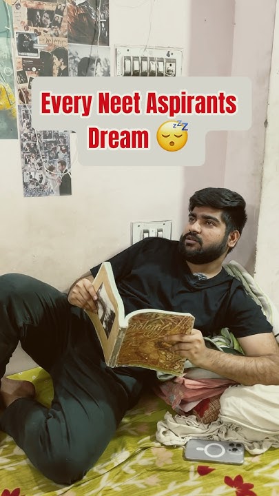 Every NEET Aspirants Dream 😴 || NEET ASPIRANTS || #neet #neetaspirant #neet2025 #funny - YouTube