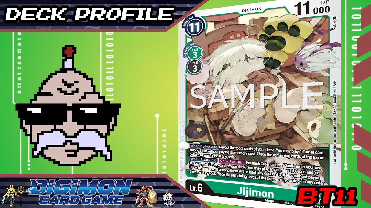 JIJIMON! El digimon anciano! Digimon card Game BT11 Deck Profile (fixed ...