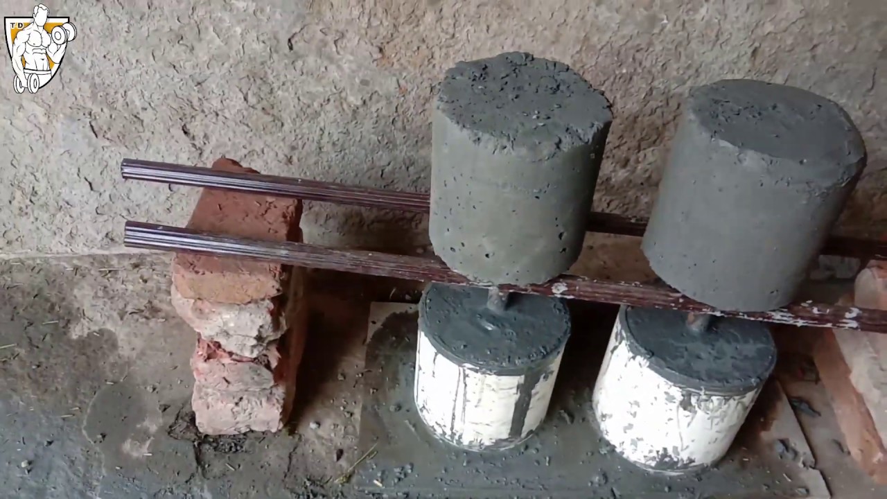 HOMEMADE HEAVYWEIGHT DUMBBELL - YouTube