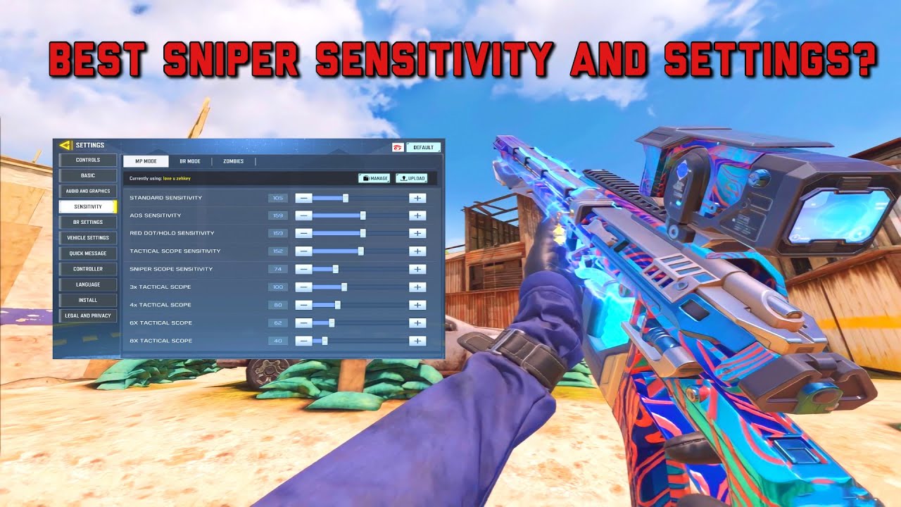 These Loadouts And Settings Is A Pro Snipers Secret (Settings + Best ...
