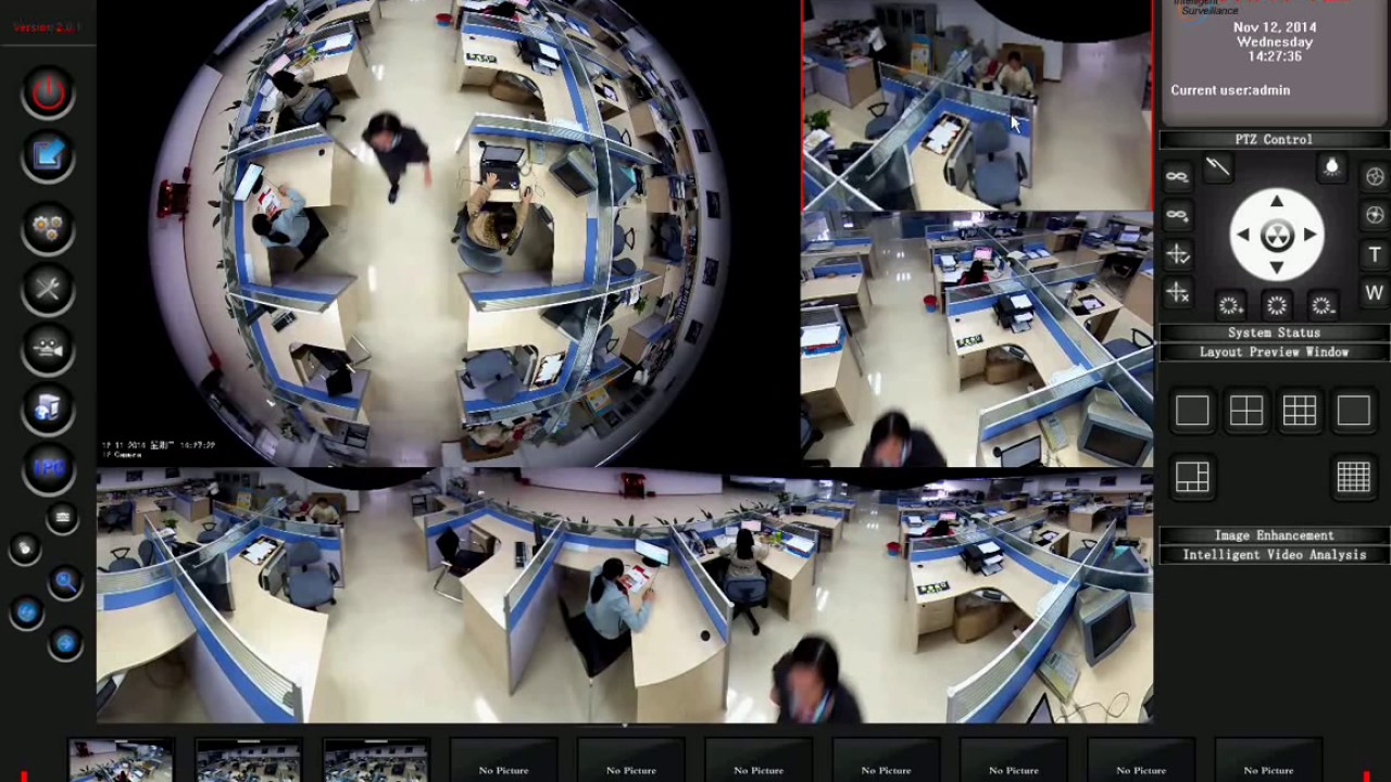 Our New 360 Fisheye Panoramic IP Camera software demo from Netvision ...