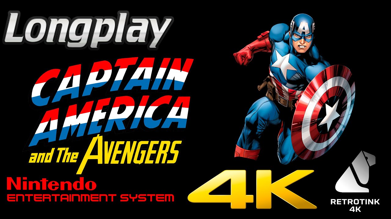 Captain America And The Avengers Nintendo Nes Retrotink 4K Longplay ...