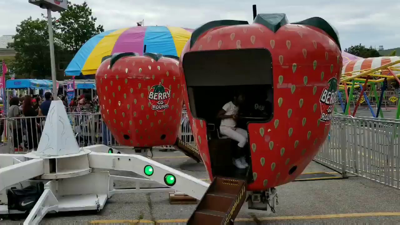 CNE TORONTO 2019 | Bug rides on the BERRY GO ROUND - YouTube
