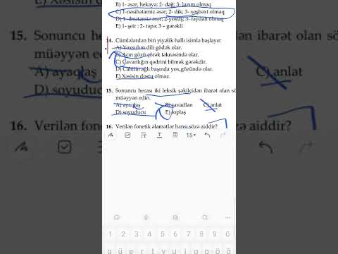 Dəyanət liseyinin 05.06.2022-ci il tarixində keçirdiyi 5-ci sinif qəbul imtahanı suallarının izahı: