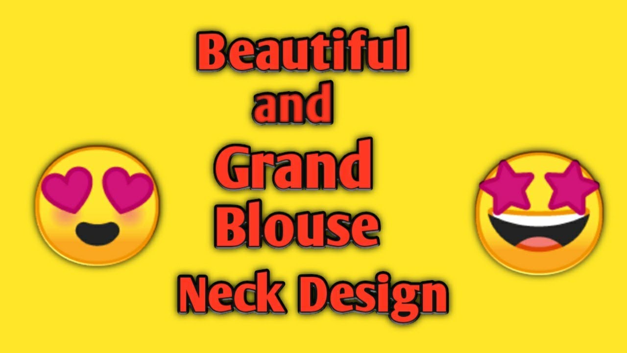 Beautiful and Grand neck design 🤩🤩| cutting and stitching - YouTube