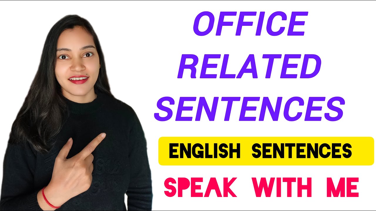 Office related sentences Day 6 | Daily use English Sentences # ...