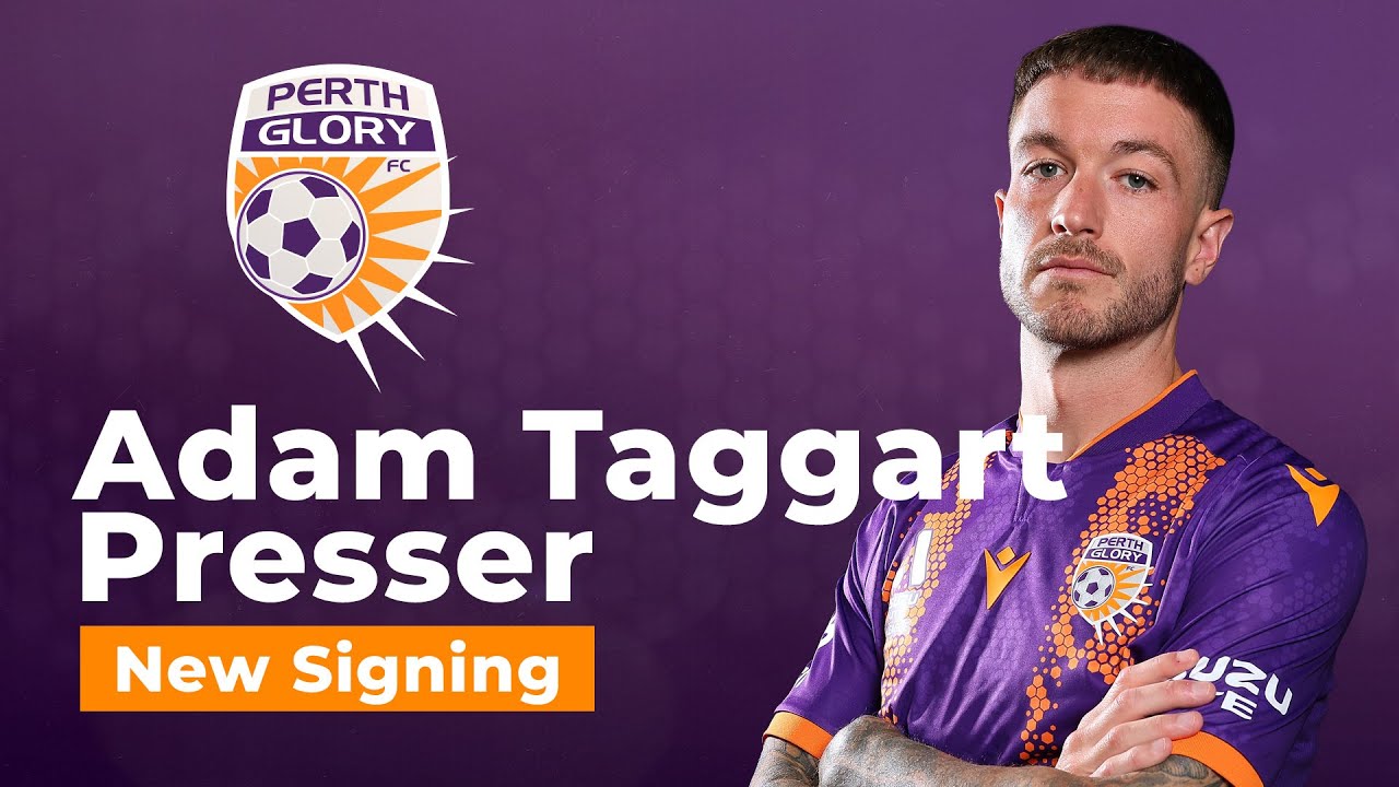Adam Taggart presser IPerth Glory I Adam Taggart signing - YouTube