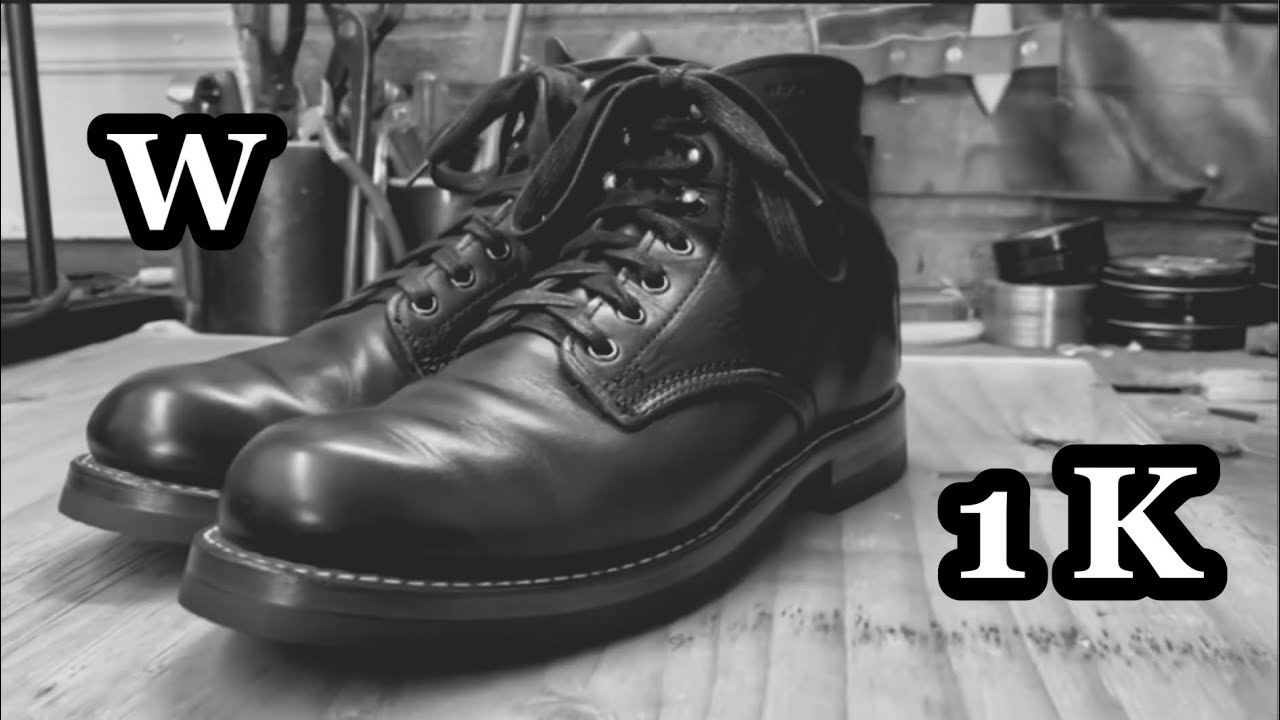 Resoling A Pair Of Classic Wolverine 1000 Mile Boots/Botas Wolverine ...