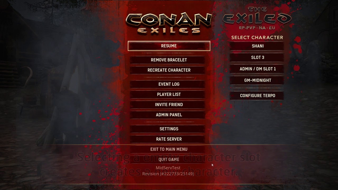 TERPO - A simple introduction of the character slot feature - YouTube