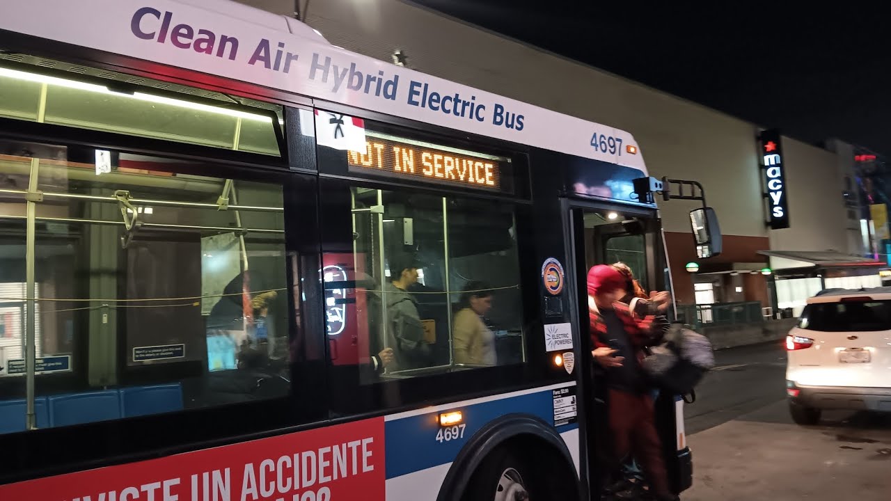 MTA: Q12 Bus On-board (2010 Orion VII NG HEV 4697) - YouTube