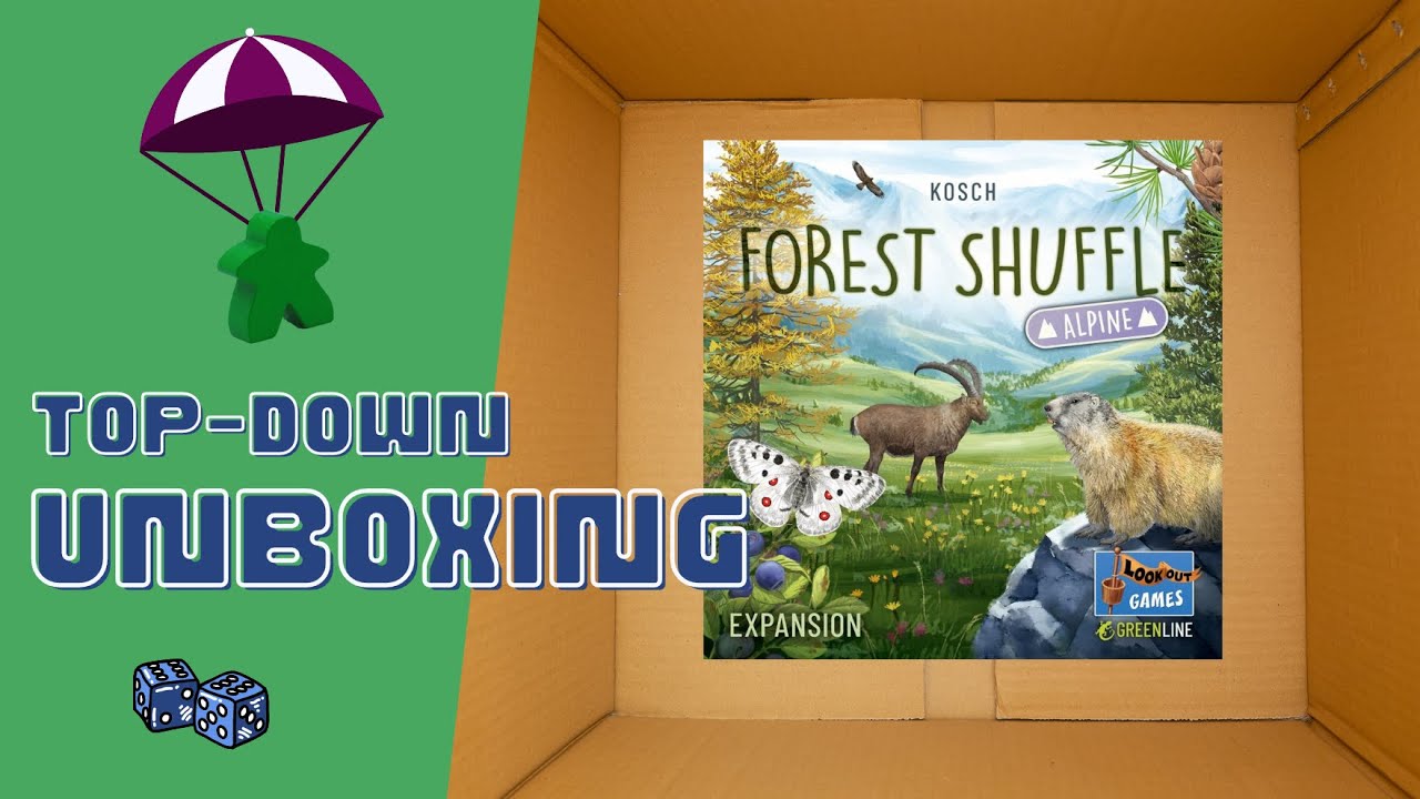 Forest Shuffle Alpine Expansion Unboxing - YouTube