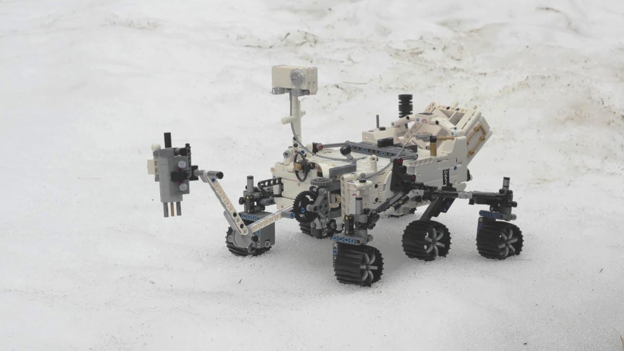 LEGO NASA Mars Rover Explores a New World (Stop Motion) - YouTube