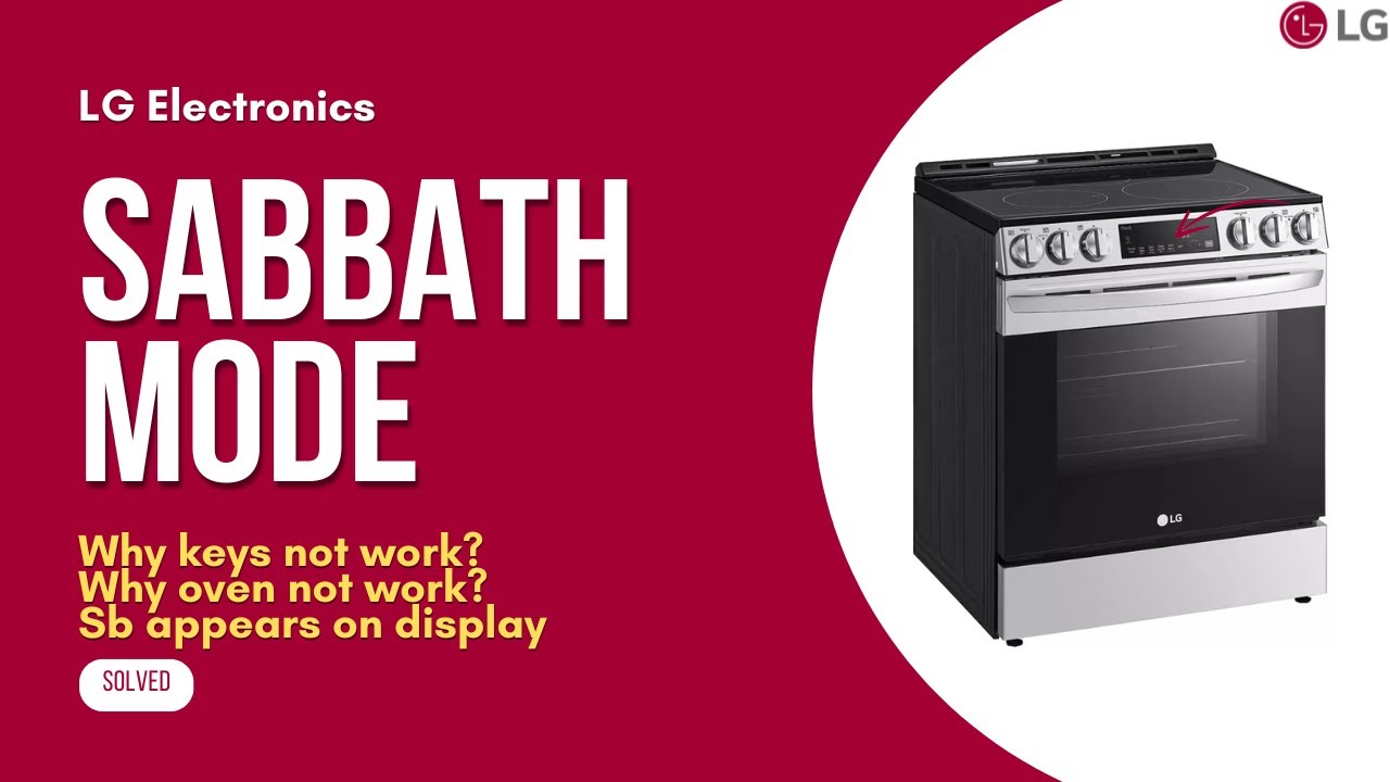 [Control Panel] Sabbath mode/Mode Sabbat Slide in Range - YouTube