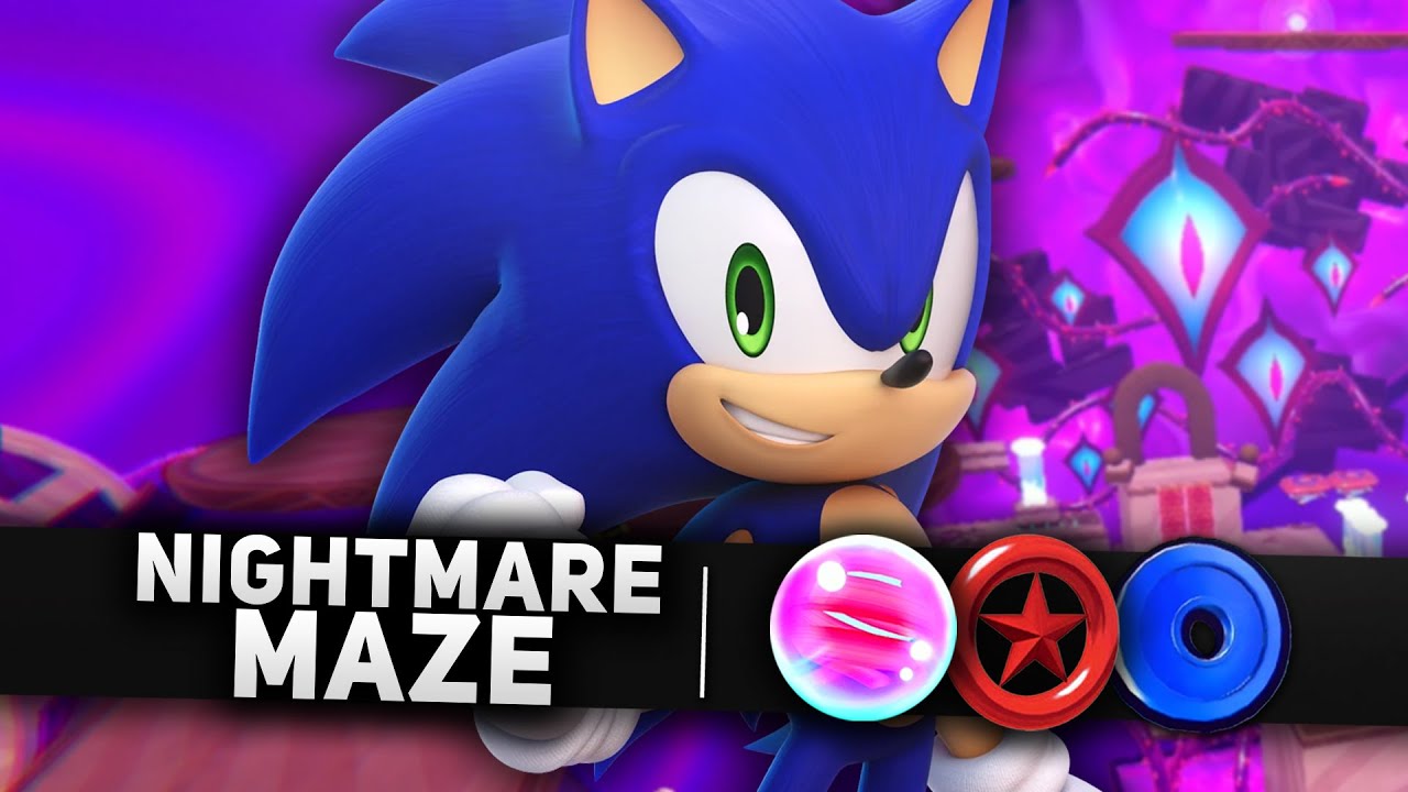 Sonic Dream Team - Nightmare Maze (Launch 100% Guide) (All Red Star ...