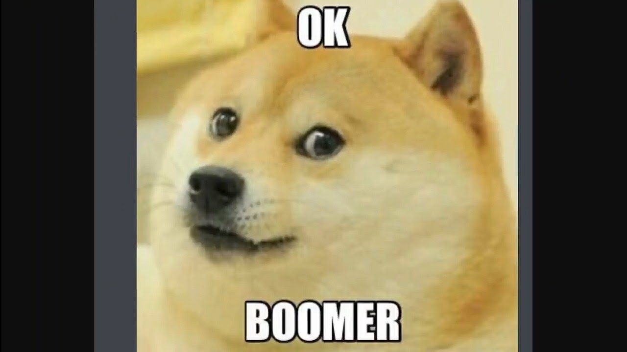 did you just sent an ok boomer meme in 2021 - YouTube