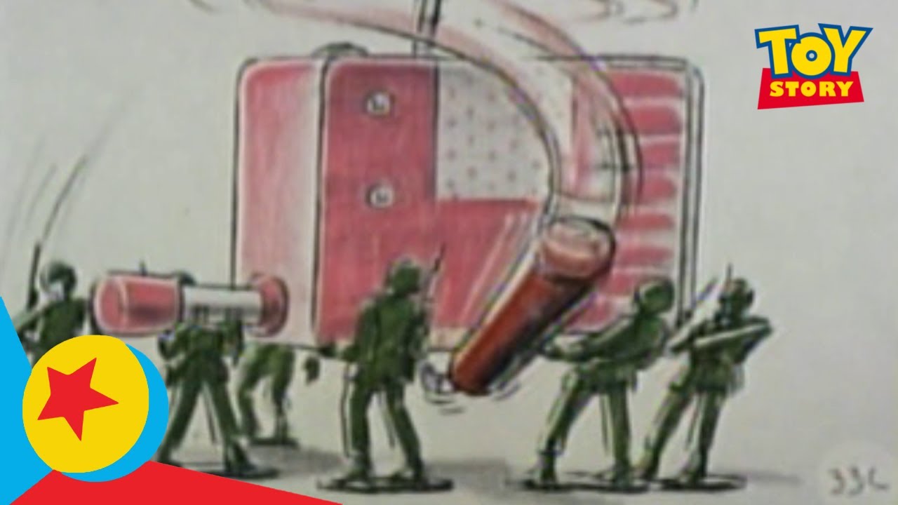 |TOY STORY| "Recon Plan Charlie" Storyboard Scene (1995) - YouTube