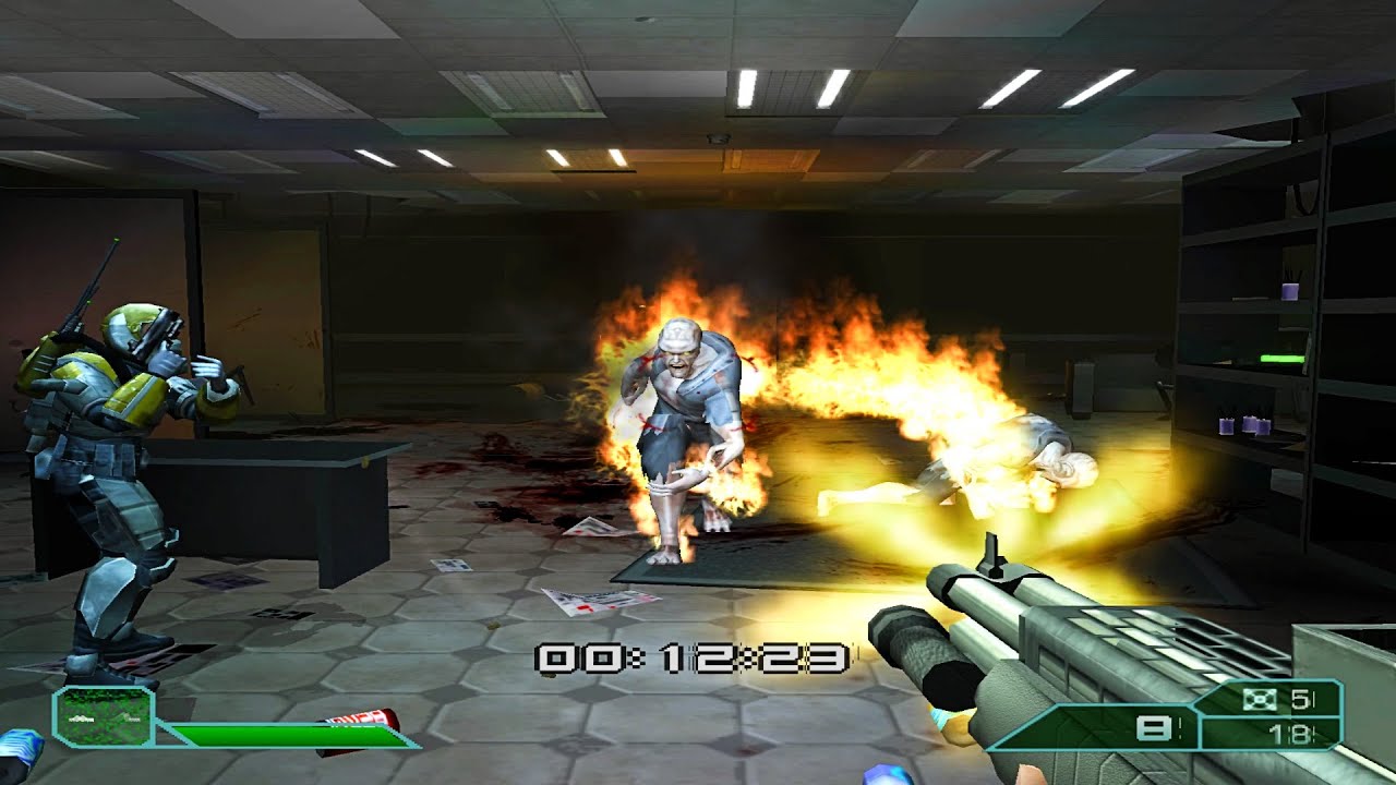 Area 51 (2005 Video Game) PS2 Walkthrough # 3 (The Search) - YouTube