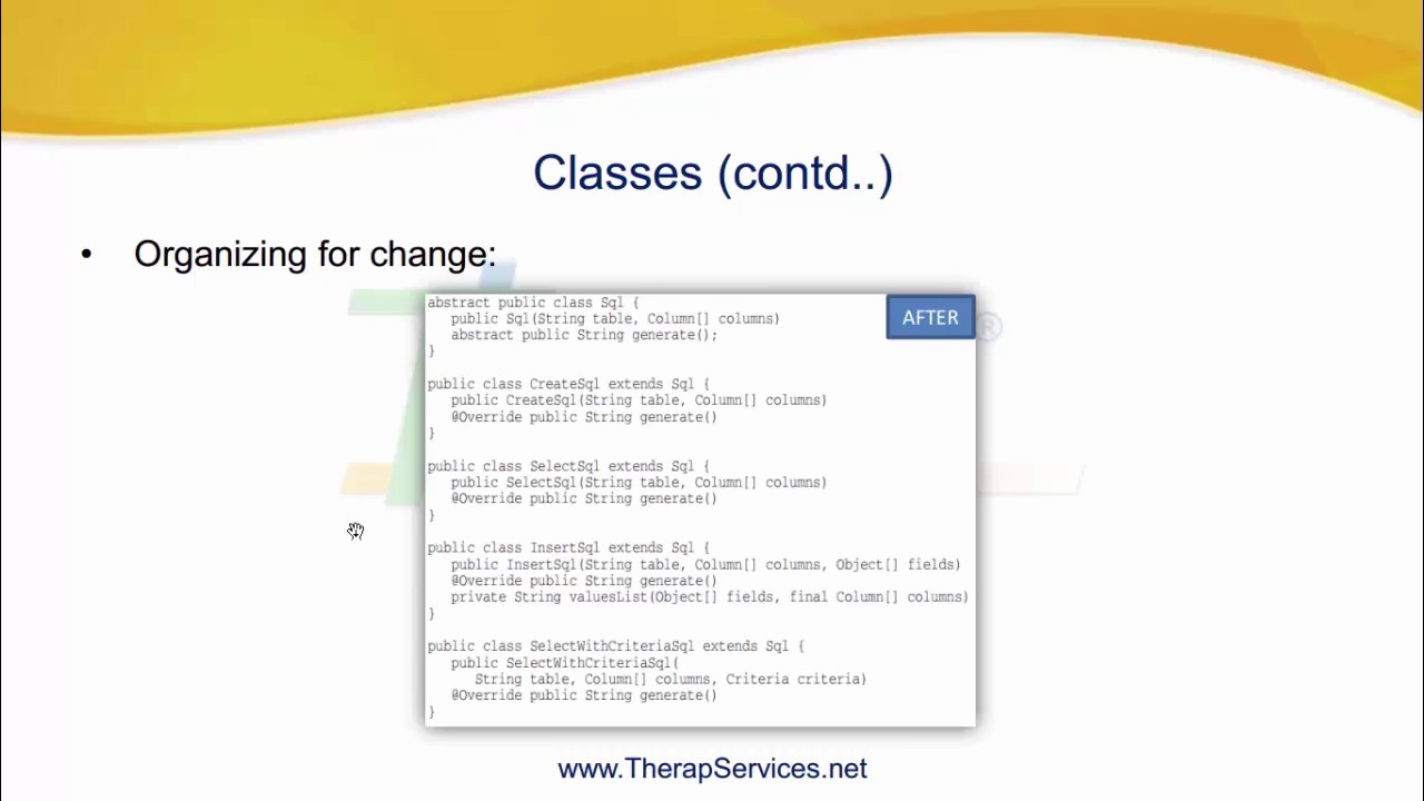 CS207 - Clean Code - Classes (2/2) - YouTube
