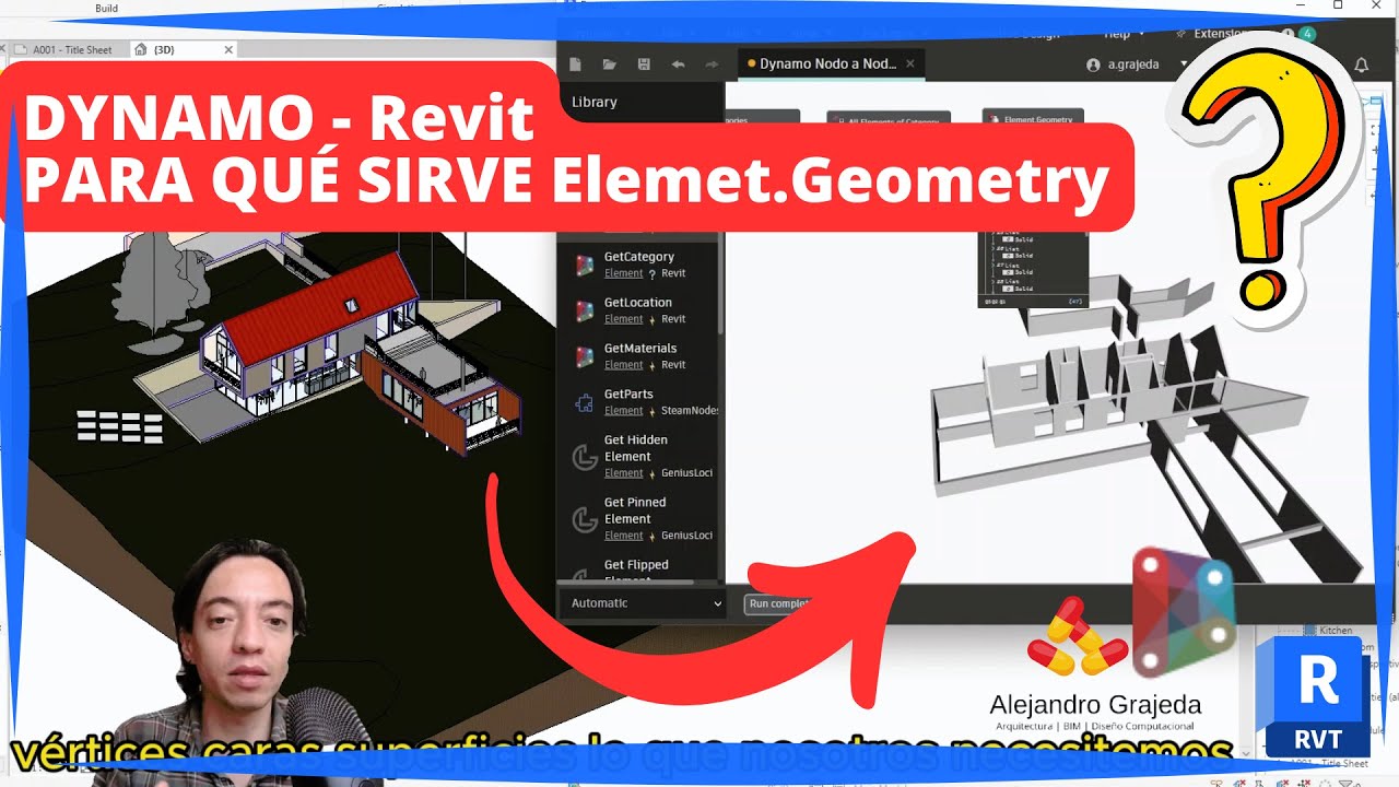 🏢DYNAMO - Revit PARA QUÉ SIRVE Element.Geometry (💊Cápsula.dyn #1) - YouTube