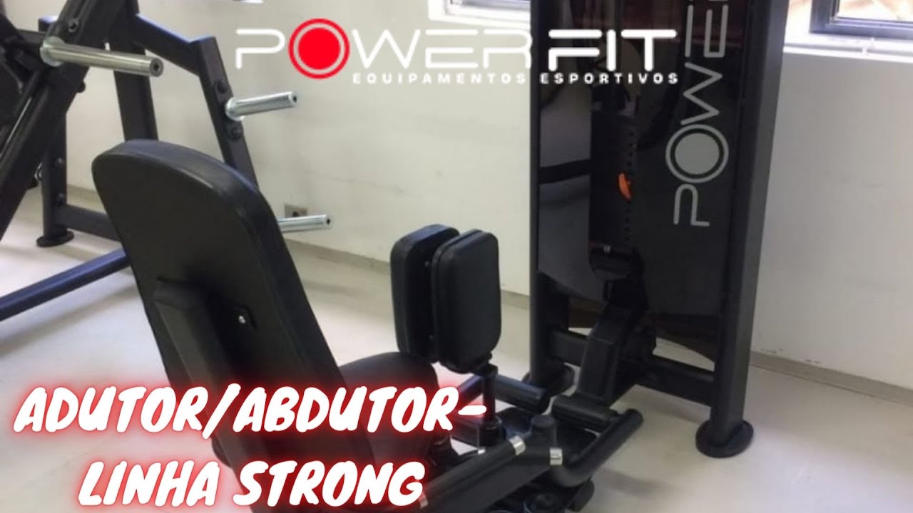 Cadeira Adutora/abdutora conjugada- Power Fit - YouTube