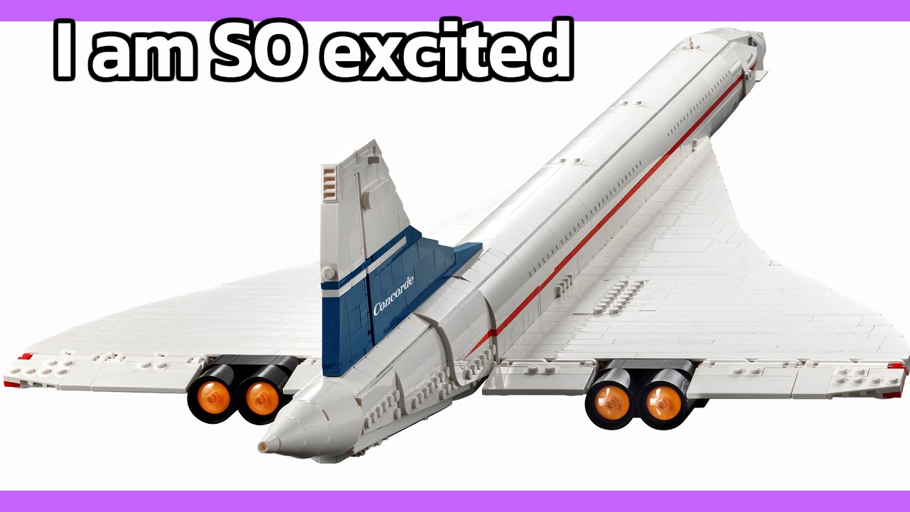The LEGO Concorde build begins - YouTube